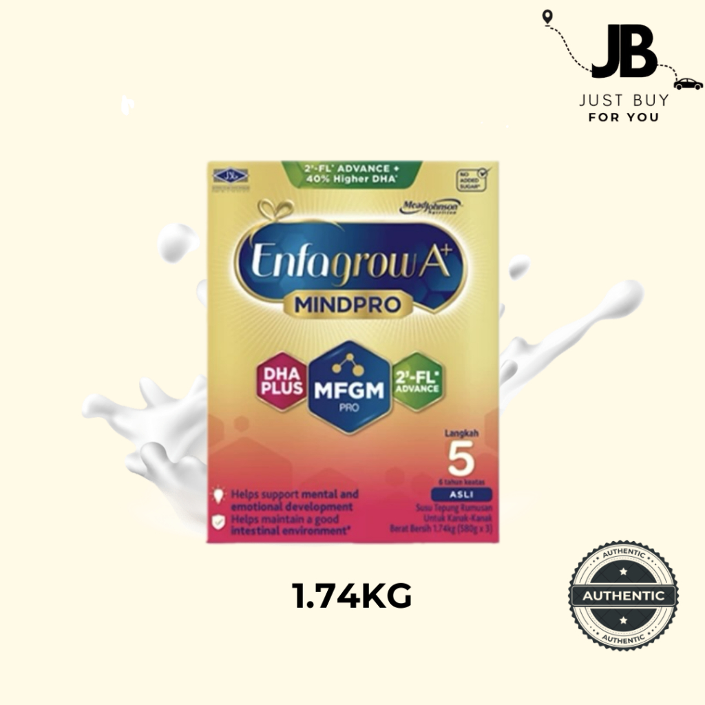 Enfagrow A+ MindPro 2FL Step 5 (580g/1.74kg) | Shopee Singapore