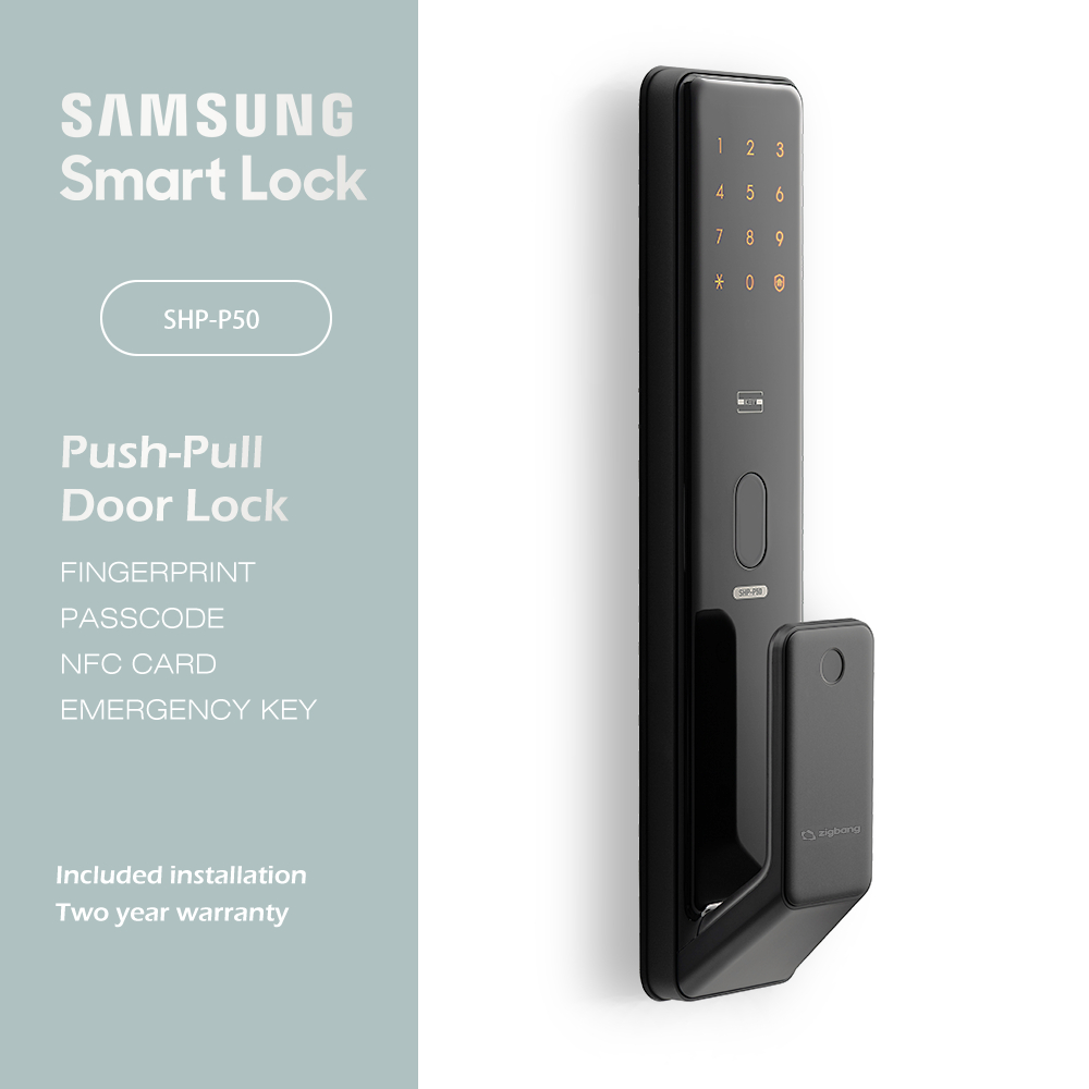 SAMSUNG SHP-P50 Smart Digital Door lock | Shopee Singapore