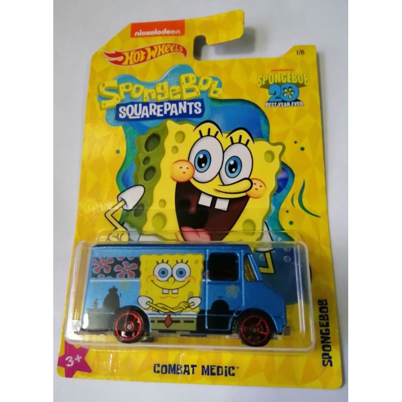 Hotwheels Nickelodeon Combat Medic Spongebob Squarepants 2019 Edition ...