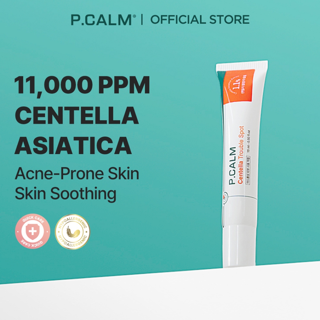 [P.CALM] Centella Trouble Spot Cream 15ml | Shopee Singapore