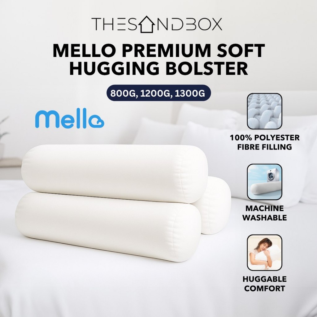 Mello Soft Hugging Bolster - Polyester Fiber Filling, Cozy & Machine ...