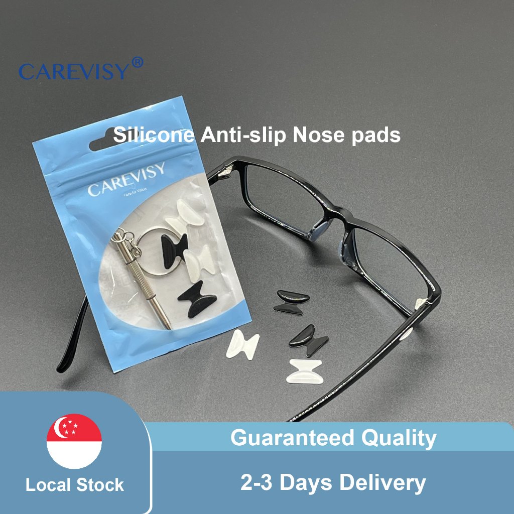 CAREVISY 2 pairs Anti Slip Spectacle Nose pad for Glasses Soft Silicone ...
