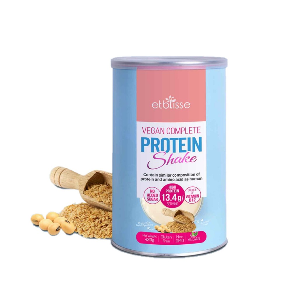 Etblisse Vegan Complete Protein Shake 420g - Protein Booster | Shopee ...