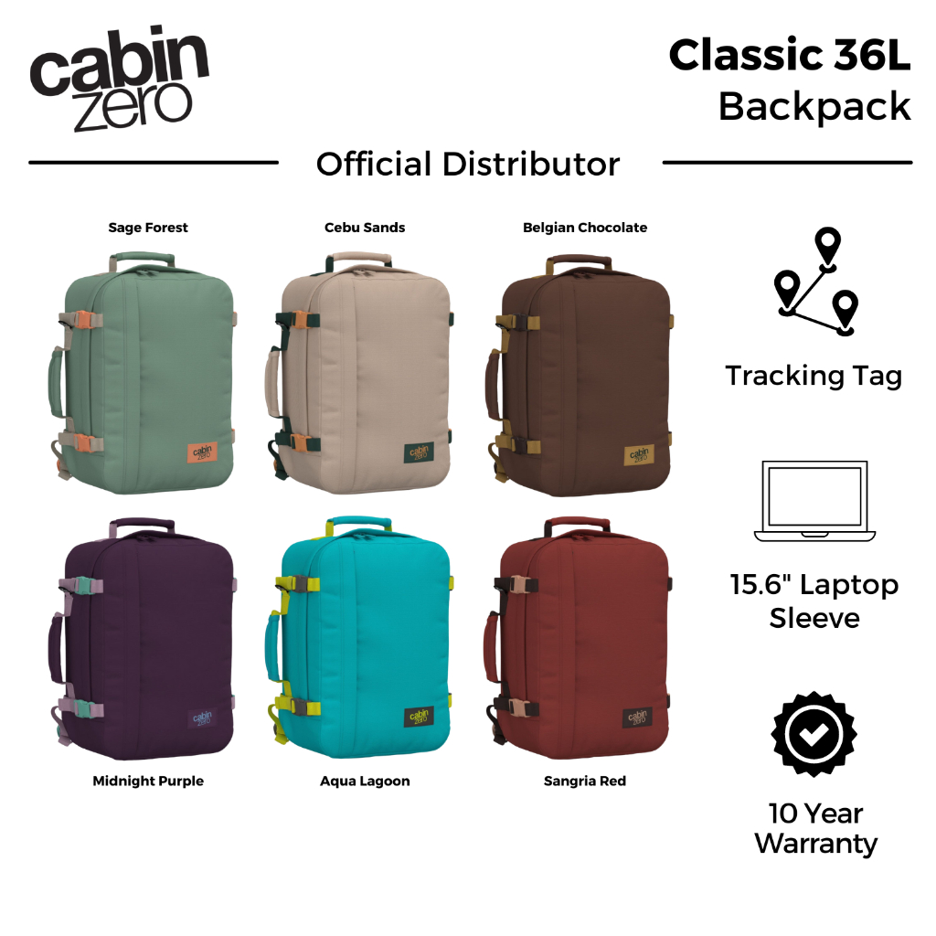 Cabinzero Classic Backpack 36L | Shopee Singapore