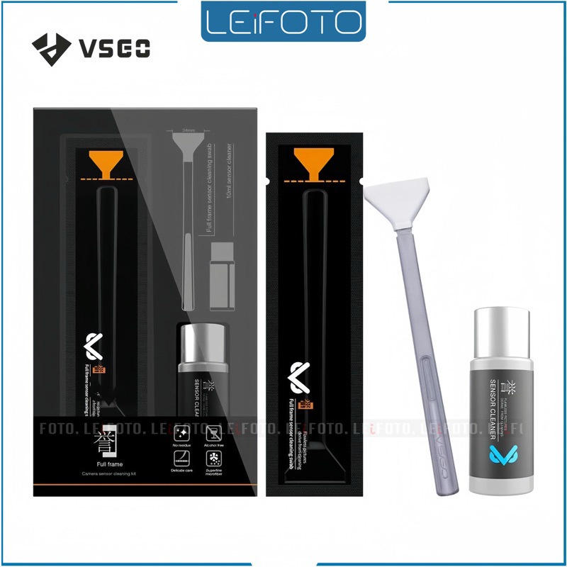 VSGO VS-S03E New Full Frame Camera Cleaning Kit 12pcs Sensor Cleaning ...