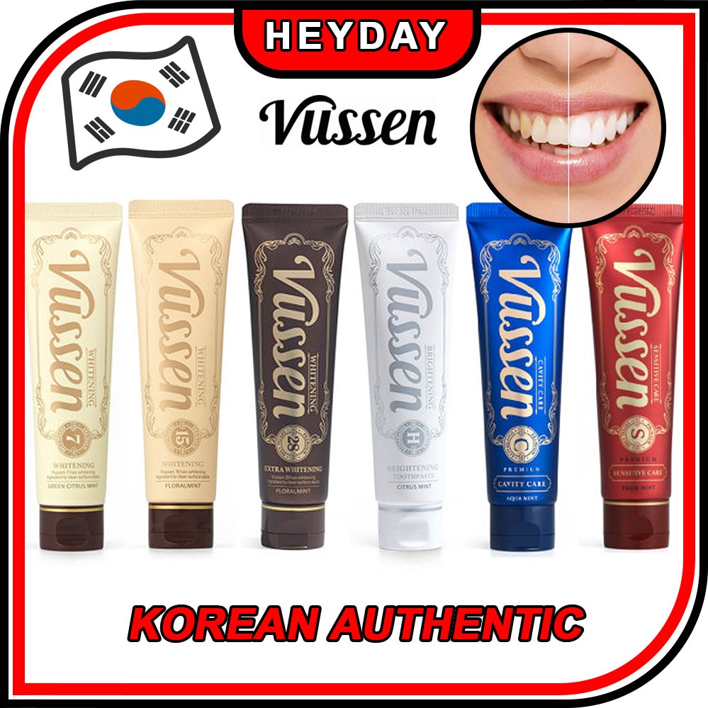 [Vussen] Korean Authentic Whitening Toothpaste 1ea Teeth Whitening ...