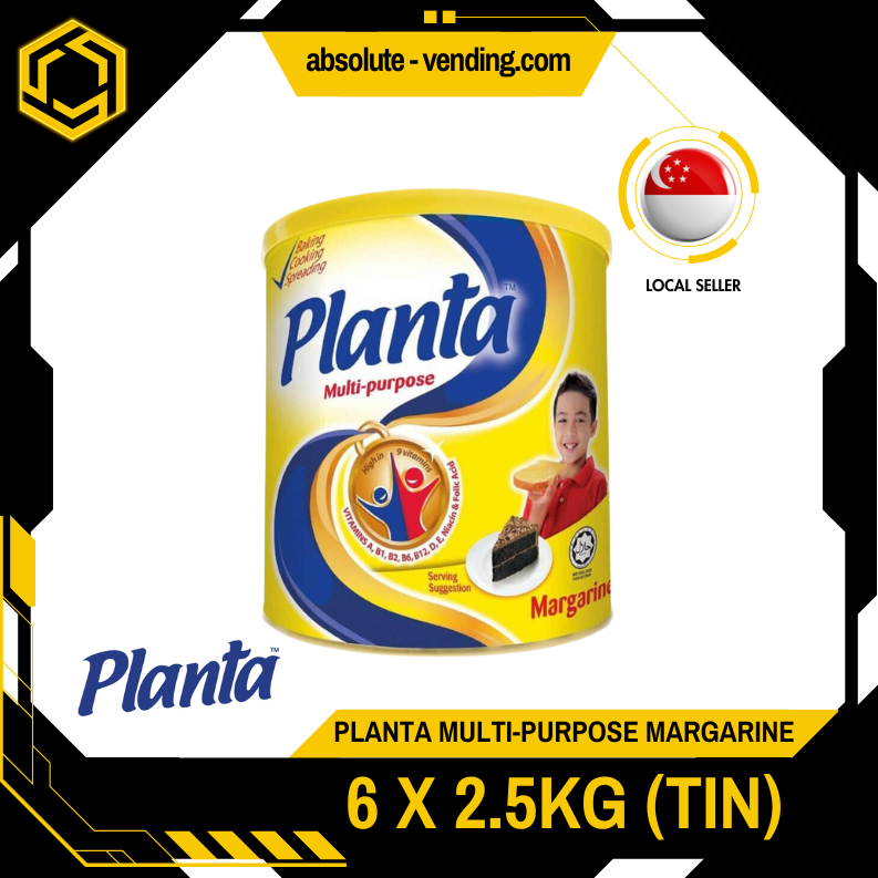 [CARTON] PLANTA MARGARINE 2.5KG X 6 (TIN) | Shopee Singapore
