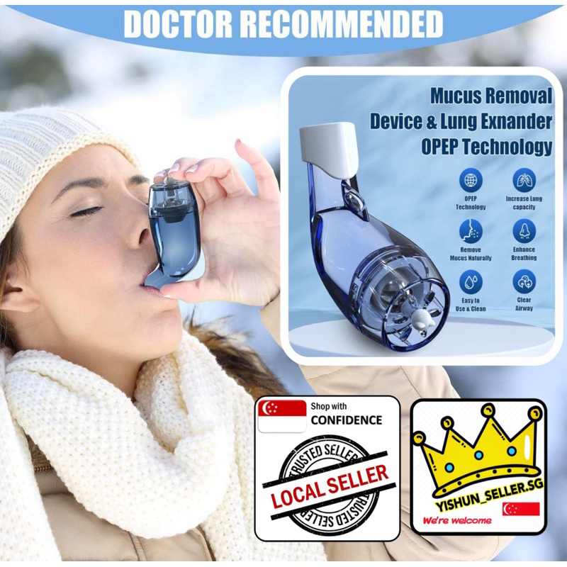 SONMOL Phlegm Mucus Removal Device Lung Expander Naturally Clear Mucus from Airways,Therapy Aid ...
