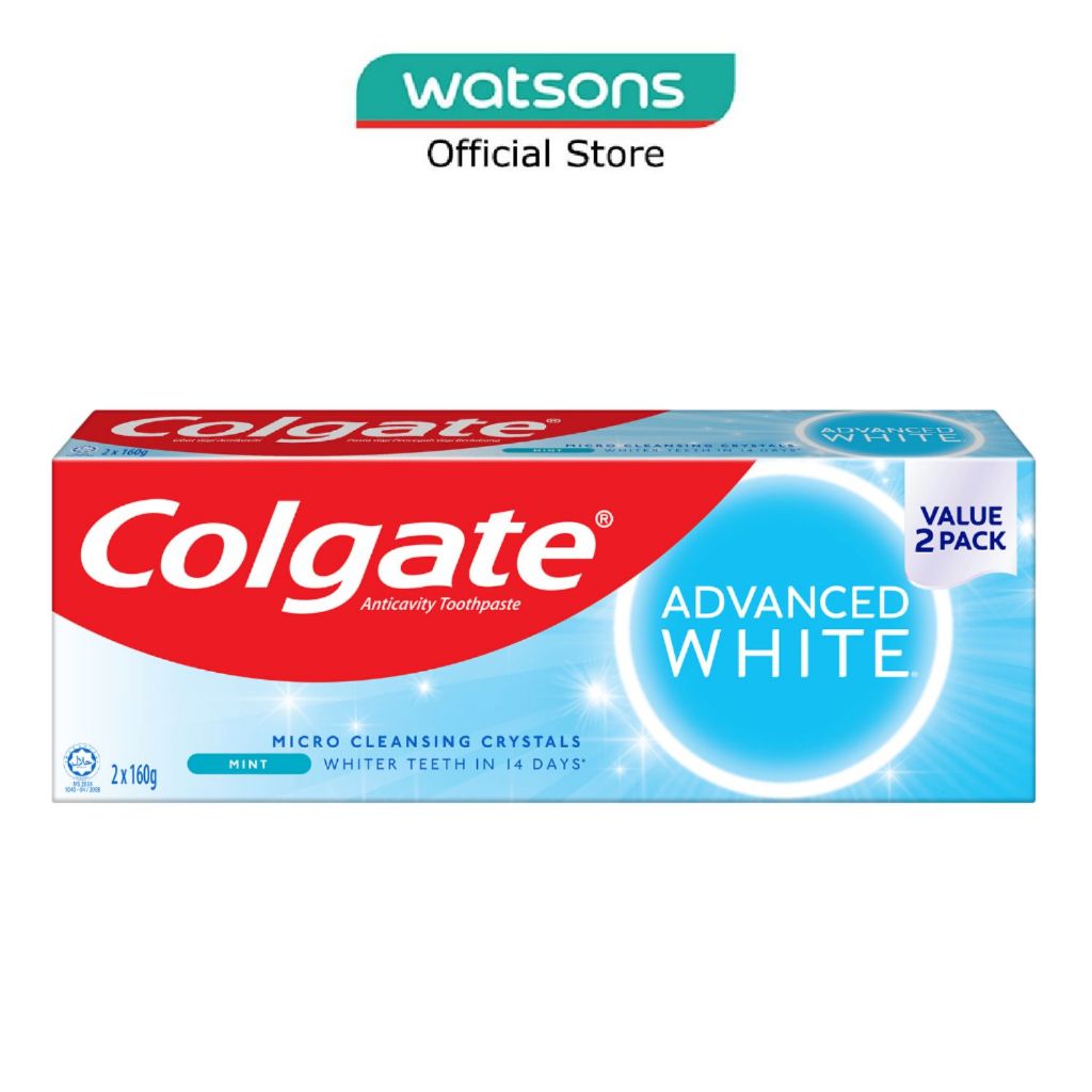 COLGATE Advanced Whitening Toothpaste 160g x 2s | Shopee Singapore