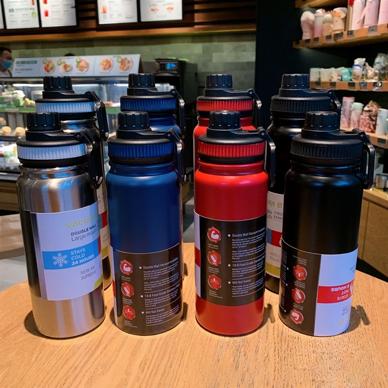 (SG STOCK) SUS 304 Stainless Steel Thermal Vacuum Flask Double Wall ...