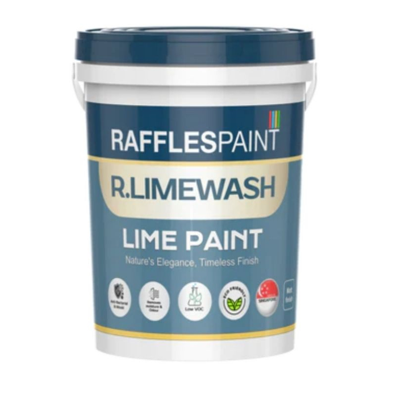Raffles Paint Natural Slaked Limewash Emulsion wall Paint for feature ...