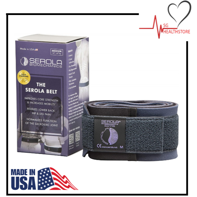 Saunders Serola Sacroiliac Back Support SI Belt, Increase lower body ...