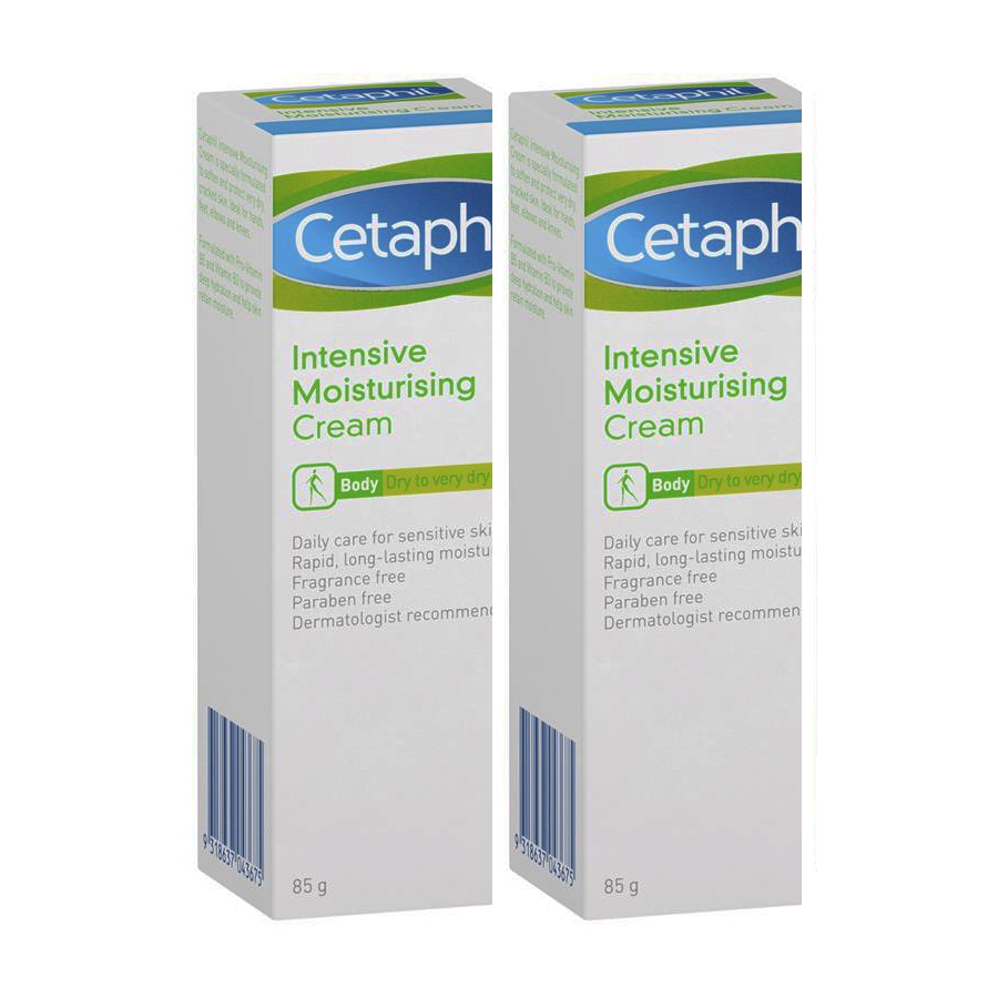 Cetaphil Intensive Moisturising Cream 85g x 2 Tubes Apr 2027 - Soften ...
