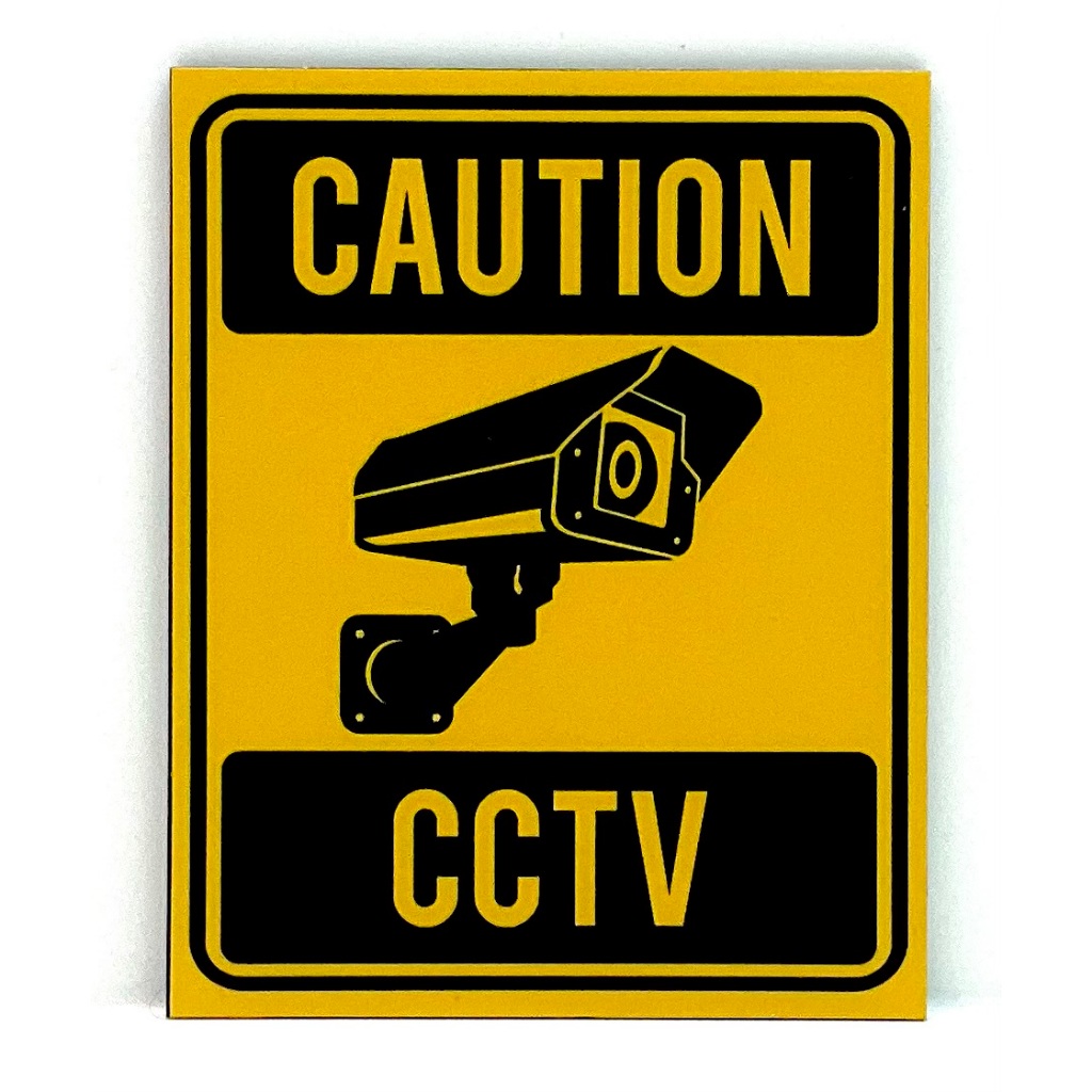 CAUTION CCTV SIGN/SIGNAGE | SURVEILLANCE SIGN, SECURITY SIGN ...