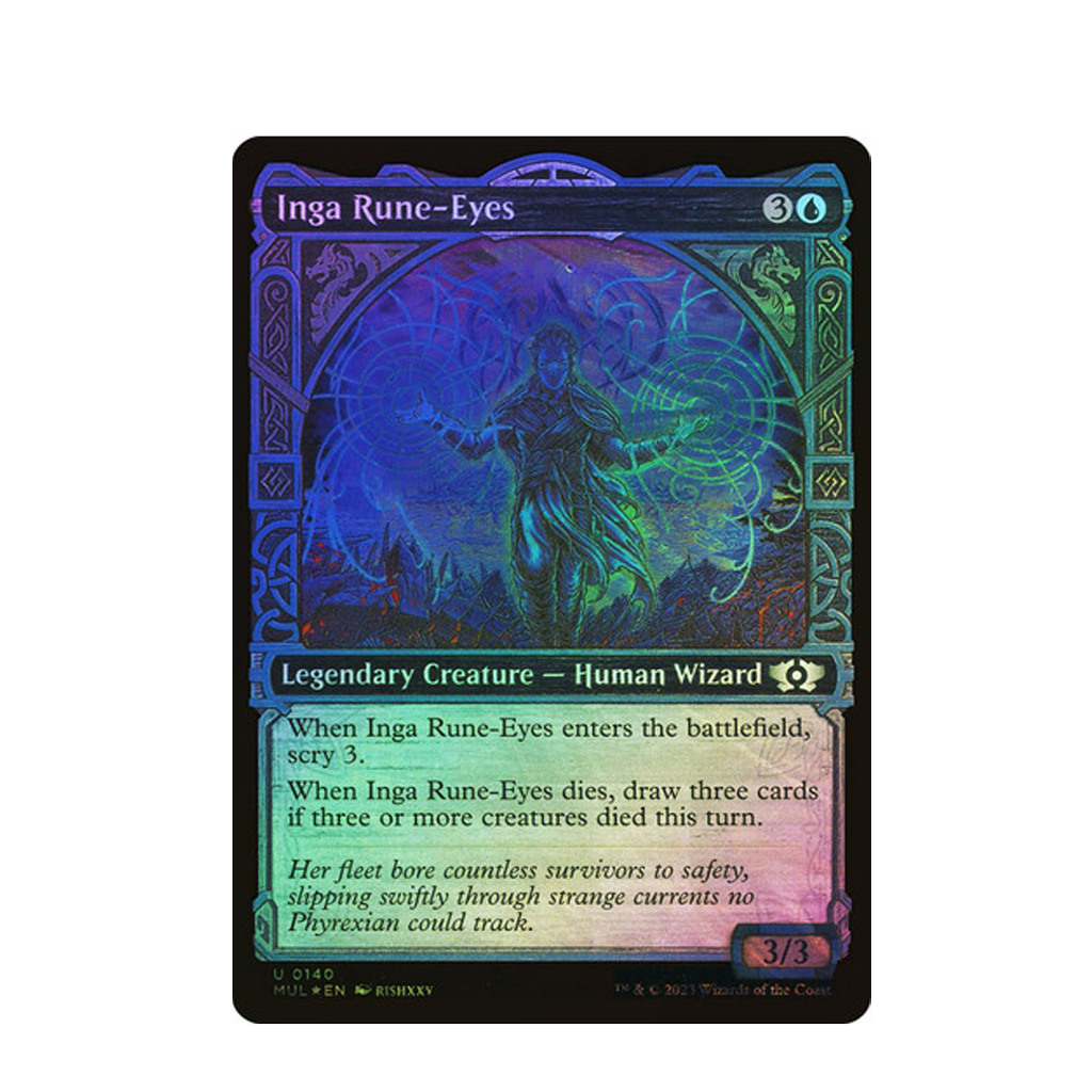 Magic The Gathering - Inga Rune-Eyes Card (Multiverse Legends) | Shopee ...