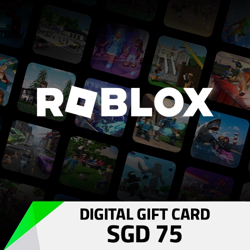 Roblox Digital Gift Card SGD75 | Shopee Singapore