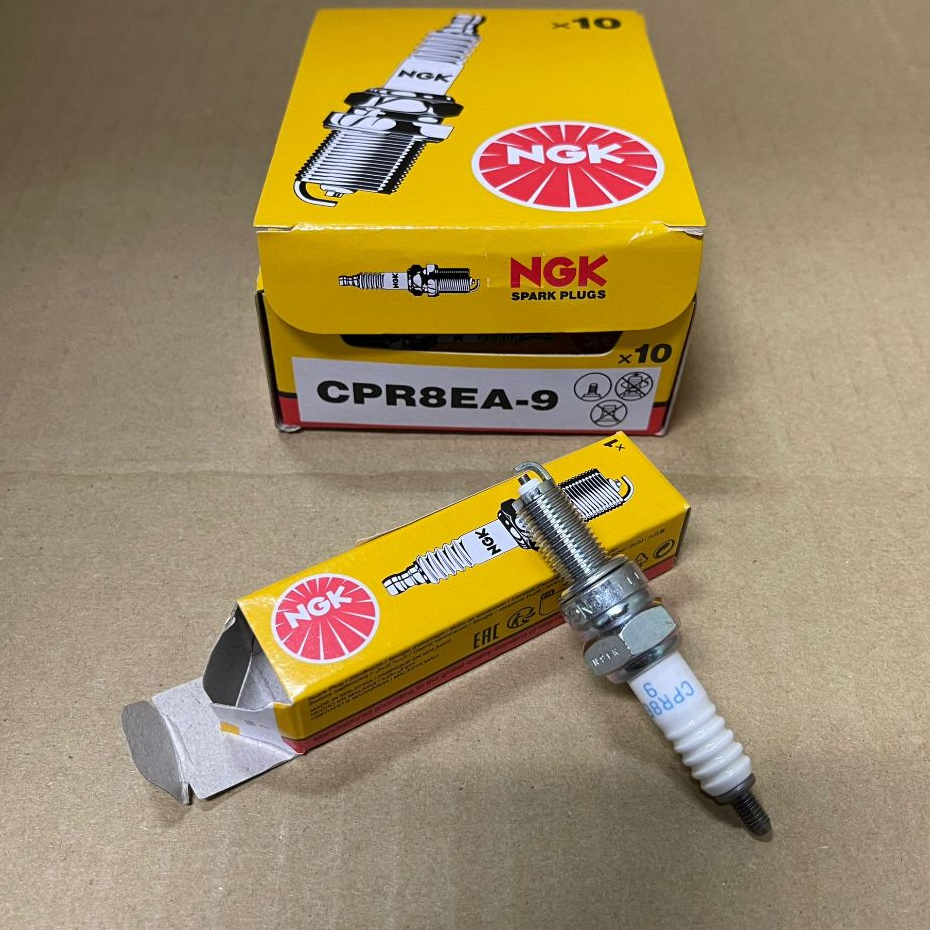 NGK SPARK PLUG ( CPR8EA-9 ) YAMAHA LC135 / NMAX / AEROX 155 NVX155 / FZ16 /SYM VF3I 185 / NMAX ...
