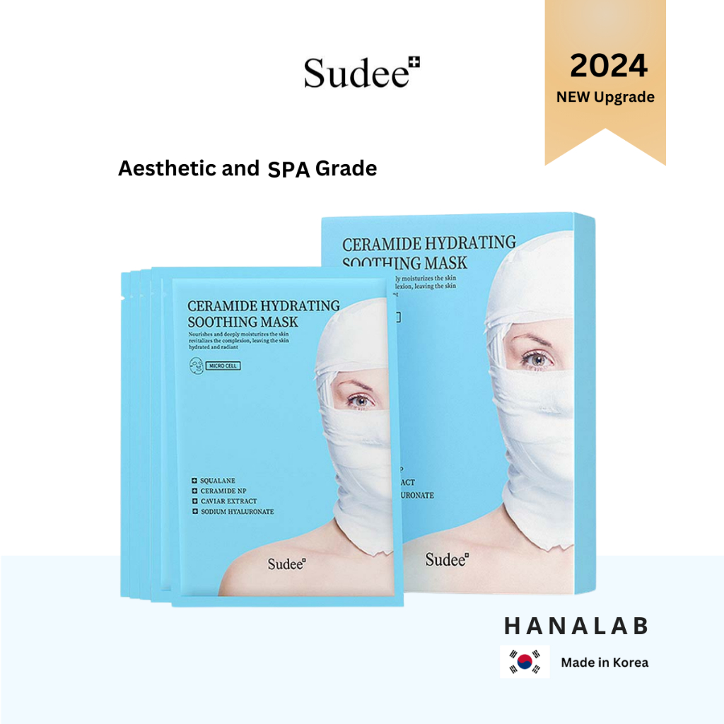 Sudee 2024 NEW Upgraded - Ceramide Hydrating Soothing Mask (5sheets/box ...