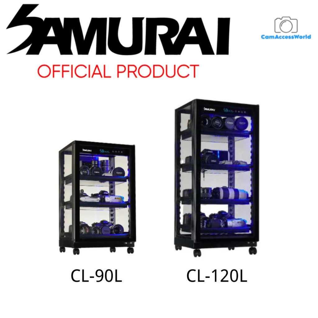 Samurai Dry Cabinet CL90L/ 120L (5 Years Warranty) | Shopee Singapore
