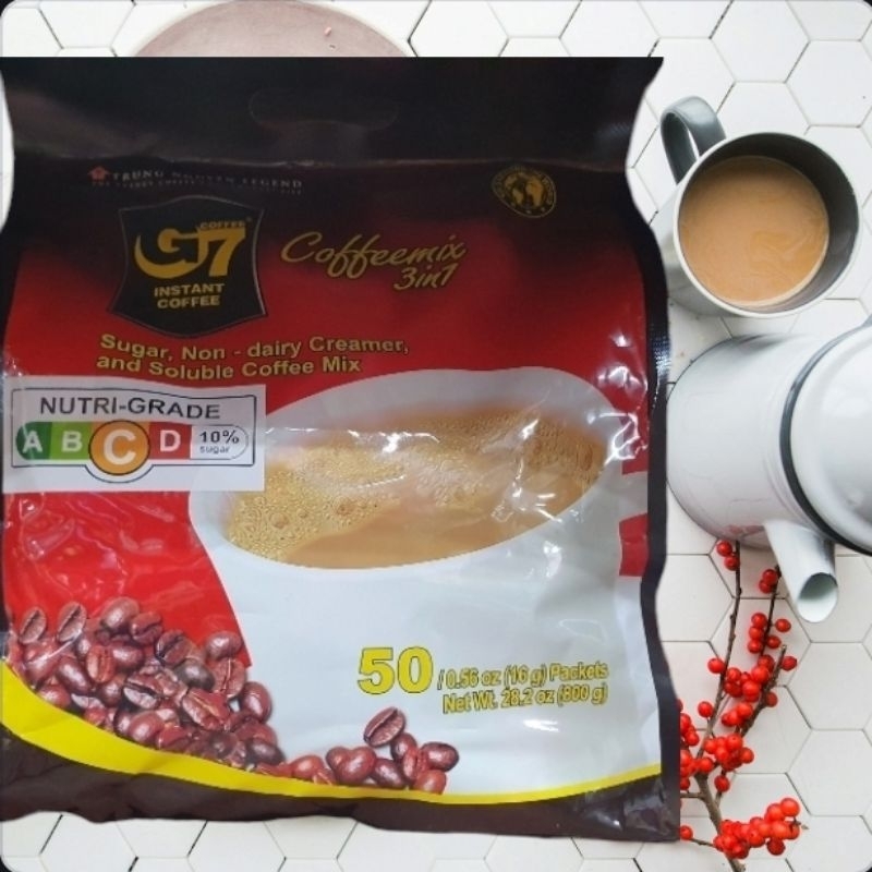 (Bundle Of 100,200s) G7 Coffee 3 in 1 越南咖啡 16g Trung Nguyen 3in1 ...