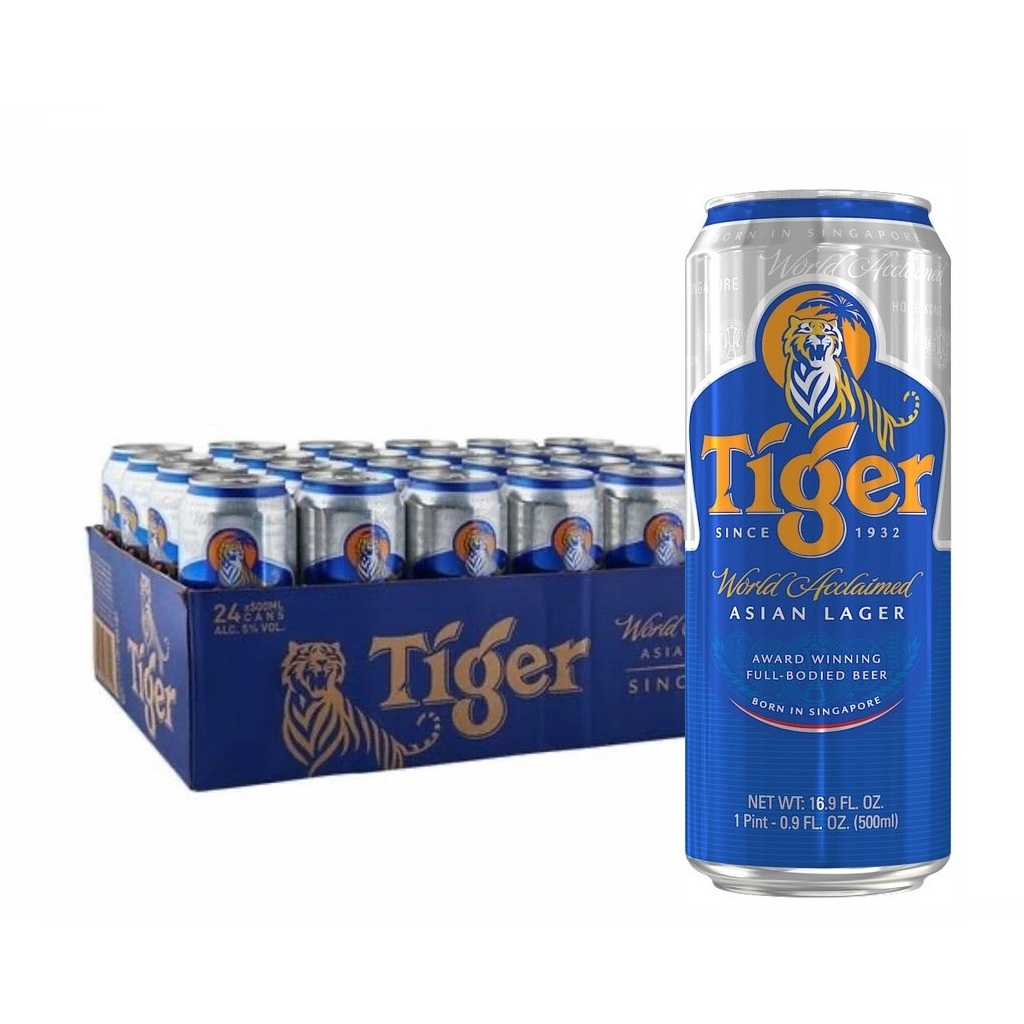 TIGER Beer Can (500ML x 24) | Shopee Singapore