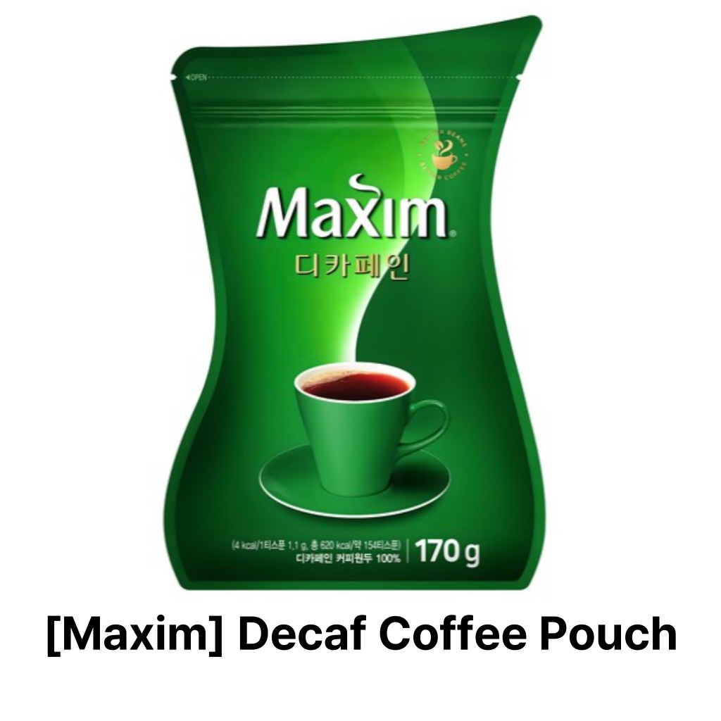 [Maxim] Decaf Coffee Pouch Decaffeinated Coffee Decaf Instant Coffee ...