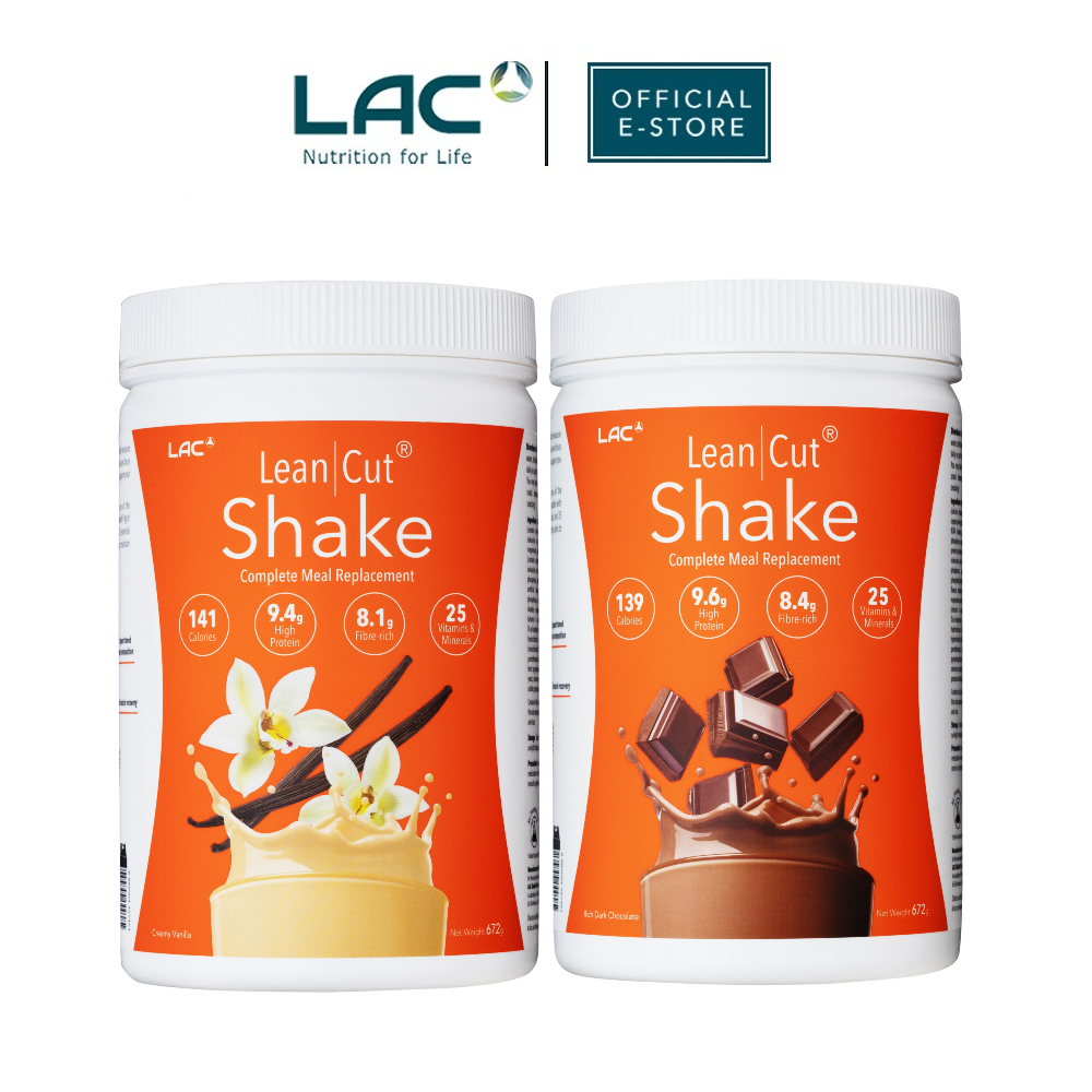 [LAC LEANCUT] Shake Complete Meal Replacement Creamy Vanilla / Dutch ...