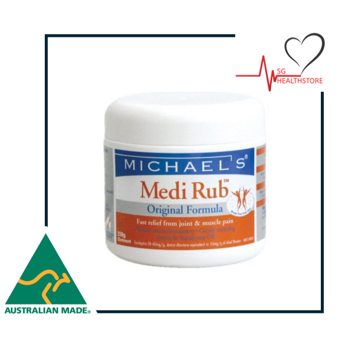 Michael's Medi Rub Medirub 225g, NSAID Free, Pain & Inflammation Relief ...