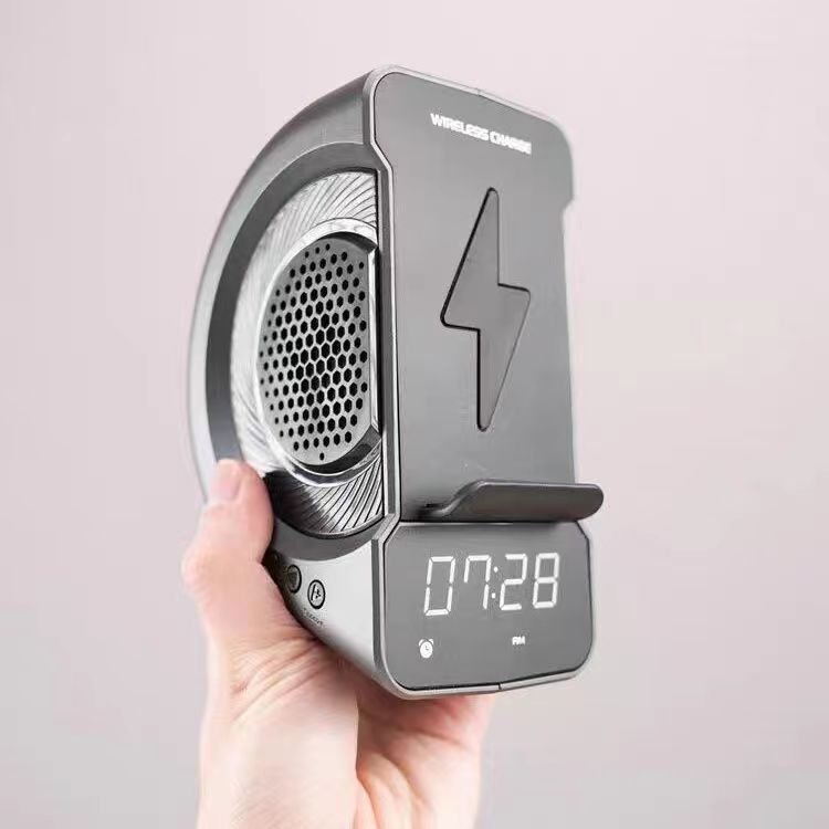 Wireless Charger FM Clock Radio WIth Bluetooth Speaker | Wireless ...