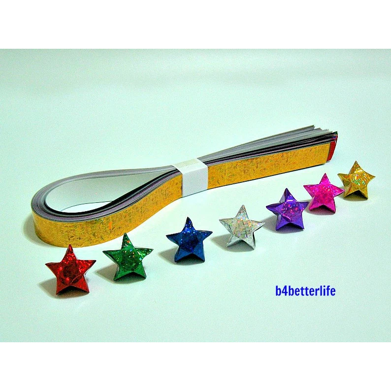 140 Strips Assorted Colors Origami Paper strips For Big Lucky Stars ...
