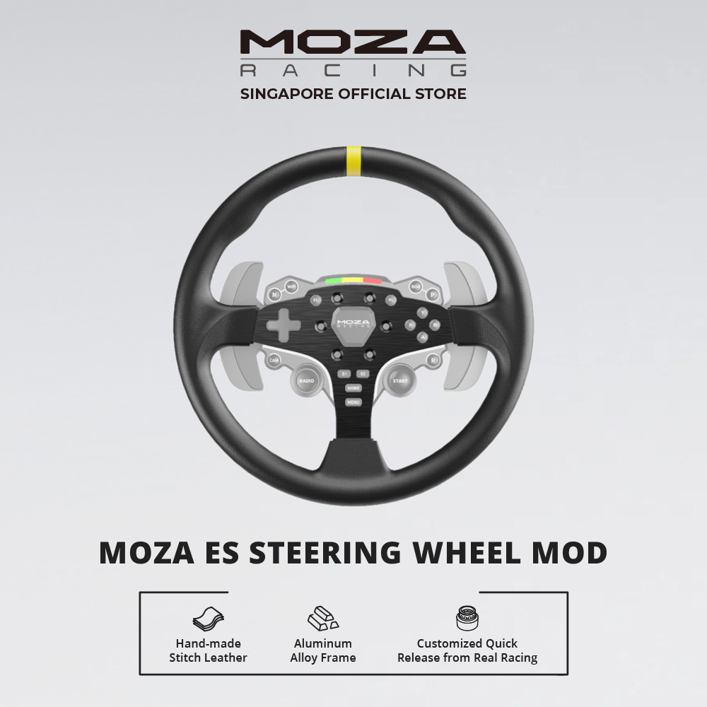 MOZA Racing ES Steering Wheel Mod (12inch) | Shopee Singapore