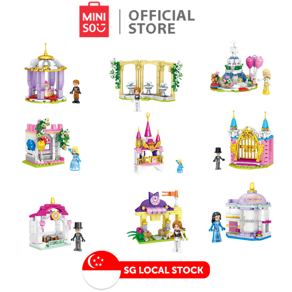 MINISO MiniGirl - Building Blocks ( Princess Tea Party Castle/Castle ...