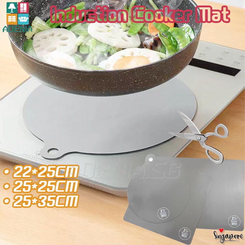 【SG】Induction Cooker Mat Anti-Slip Induction Cooktop Mats Silicone Heat ...