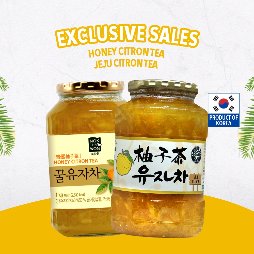 (Korean's Favourite) Honey Citron Tea 1kg /Jeju Citron Tea 1kg | Shopee ...