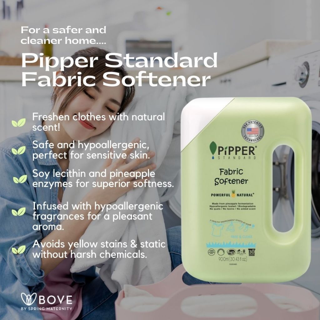 Pipper Standard Fabric Softener 900ml Hypoallergenic Softness and ...