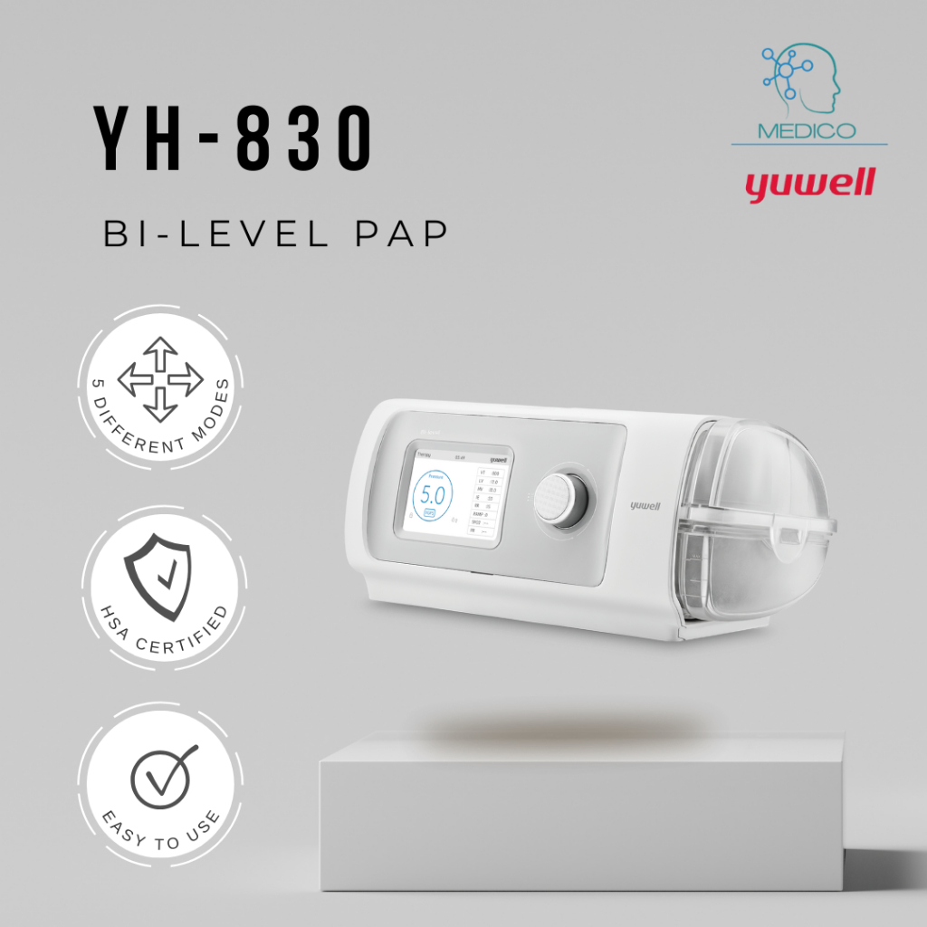Yuwell YH-830 portable BiPAP/CPAP machine with Humidifier | Shopee ...