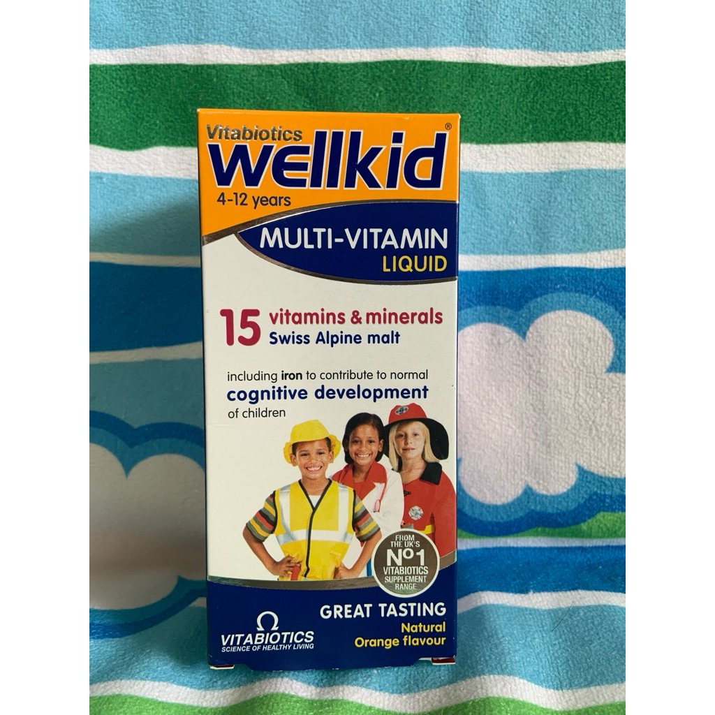 Vitabiotics Wellkid 4-12years Multi-Vitamin Liquid 15 Vitamins ...