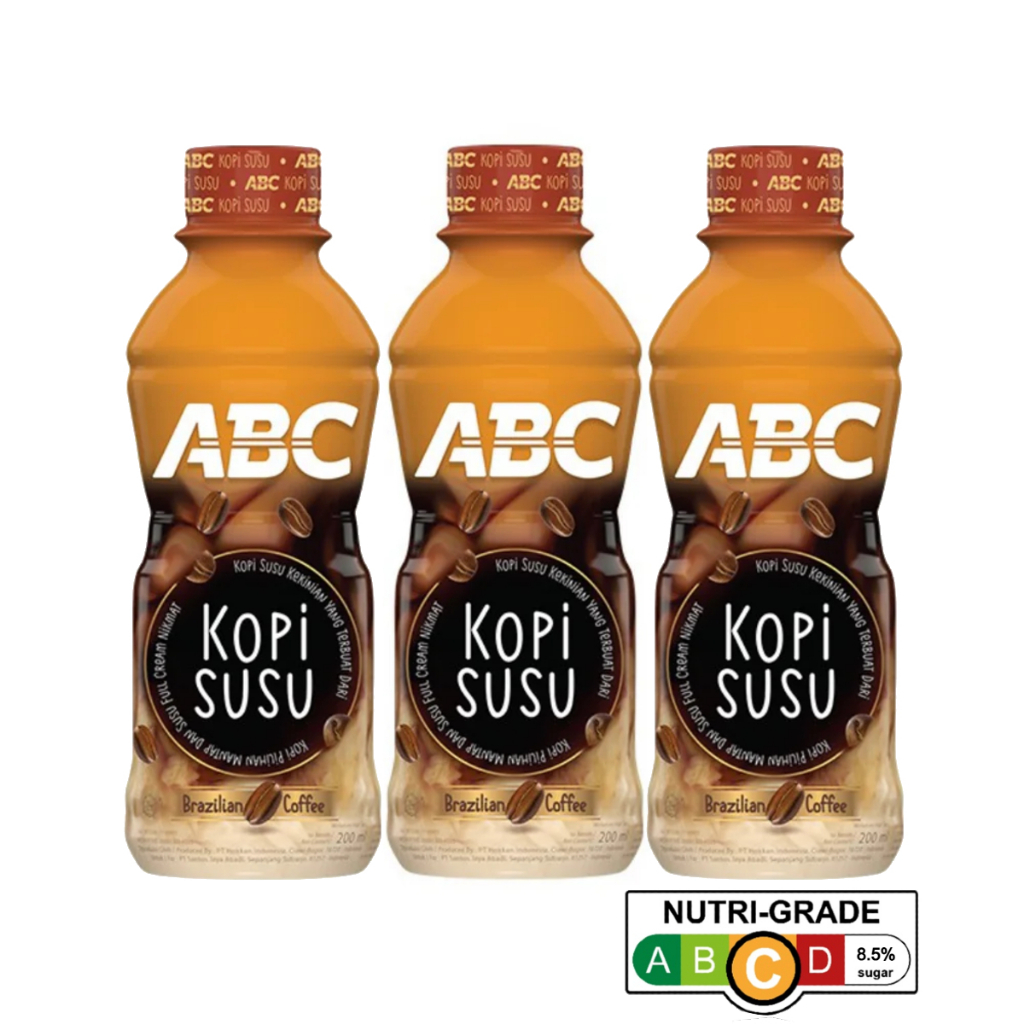 ABC Kopi Susu brazilian Coffee 3X200ML | Shopee Singapore