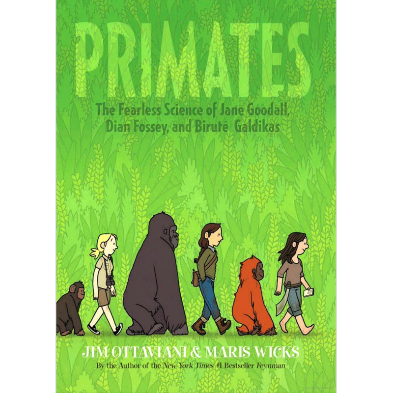 Primates - Graphic Novel by Jim Ottaviani and Maris Wicks | Shopee ...