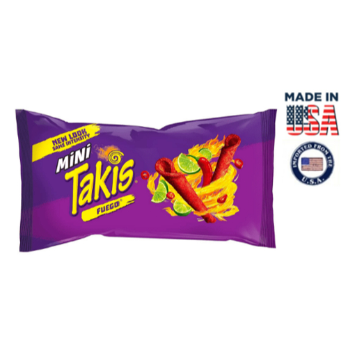 TikTok Viral Takis Fuego Hot Chili Pepper & Lime Tortilla Chips, 35g ...