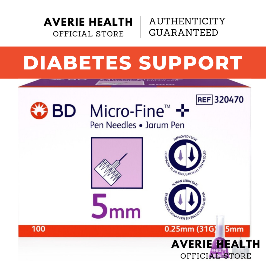 BD Micro-Fine Pen Needles 5mm x 31G 100s | Insulin Pen Needle, Diabetes ...