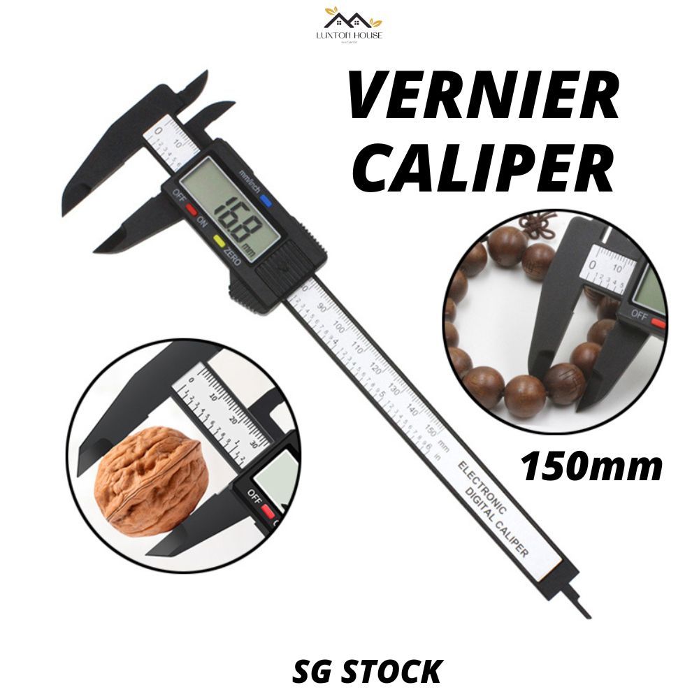 {SG} Electronic Digital Vernier Caliper LCD Display 150mm Caliper ...