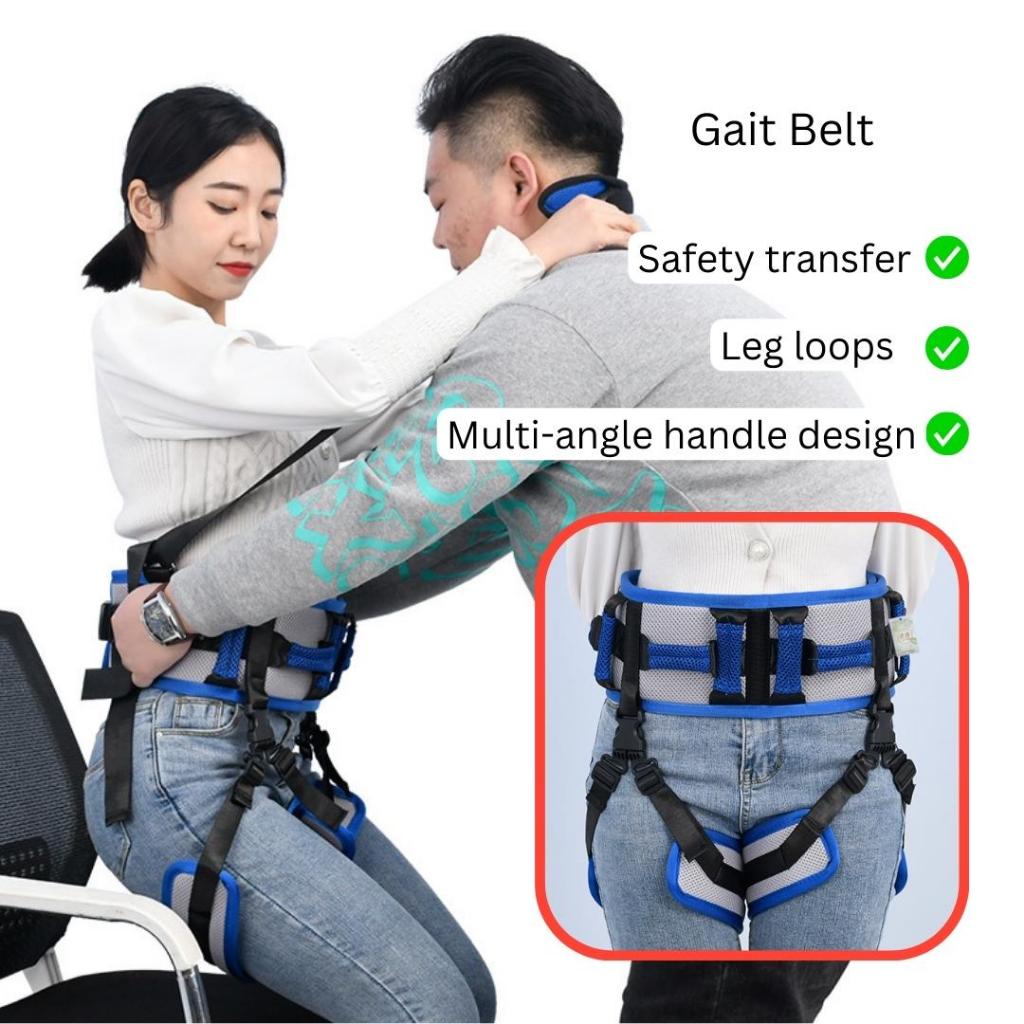 Gait Belt Transfer Rehabilitation Aid Patient Elderly Stroke Hemiplegia ...