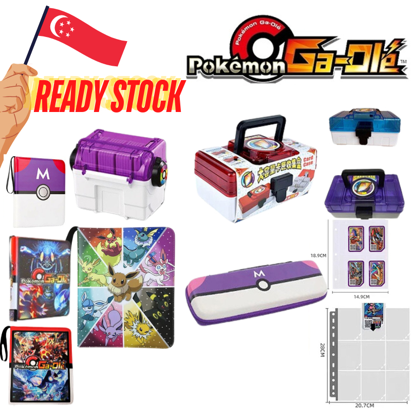 🇸🇬 Pokemon Gaole Binder Box Case Container Ga Ole Album Card Holder ...