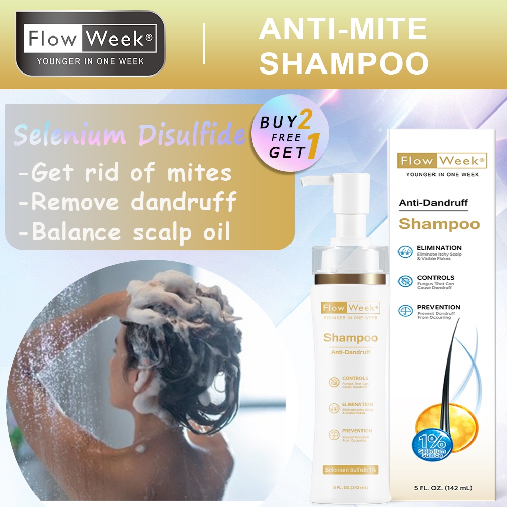 Flowweek Hair Shampoo Anti Dandruff Lice Remover Anti Mite Oil Control ...