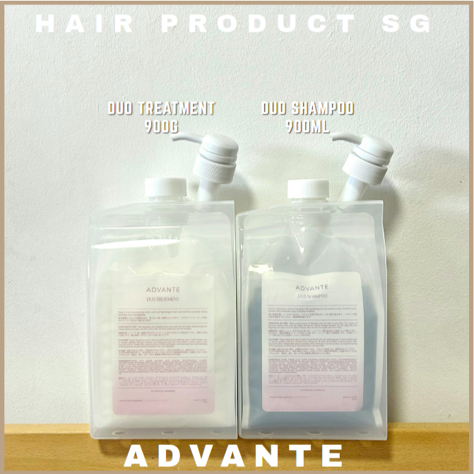 FREE PUMP PROMO Advante Duo Hair Treatment 900g & Duo Shampoo 900ml ...