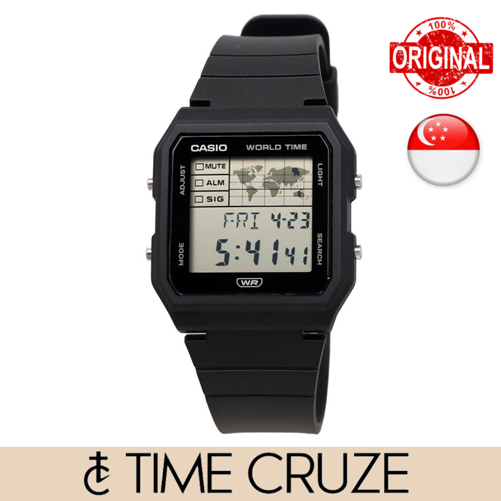 [Time Cruze] Casio LF-30 World Time Bio-based Resin Digital Black ...