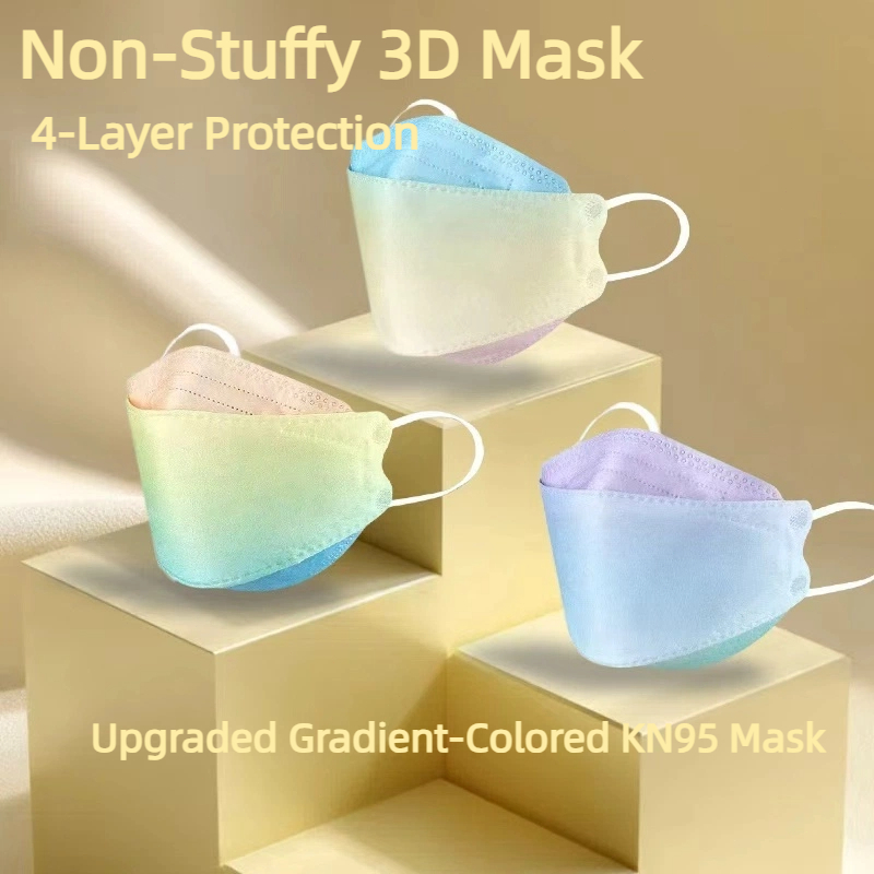 SG stock KN95 Face Mask Adult - Rainbow Gradient Color 3D立体 Design ...