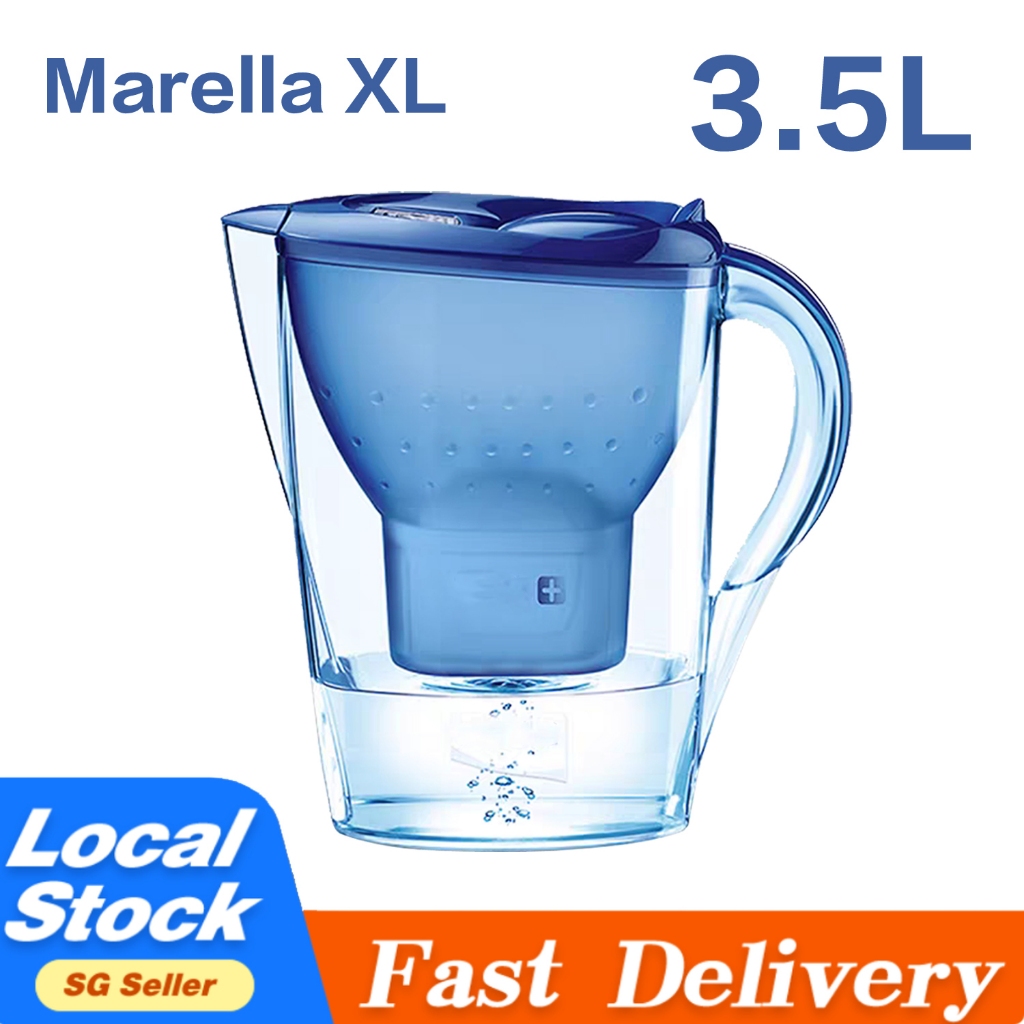 【SG Local】Compatible BRITA Marella 3.5L Water Jug / Pitcher with Maxtra ...