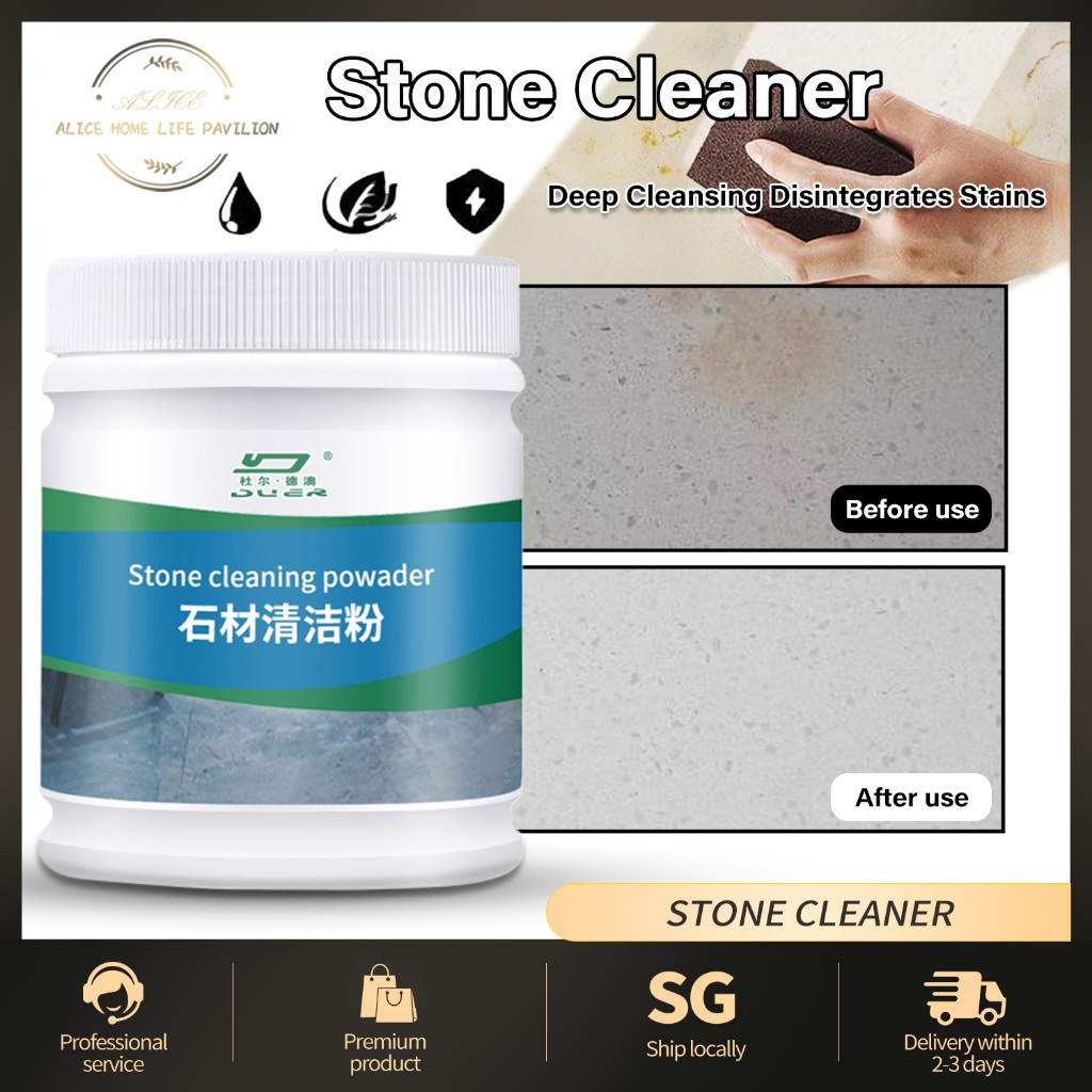 SG Stock 200g Stone cleaning powder Tile Floor Stone stain remover ...